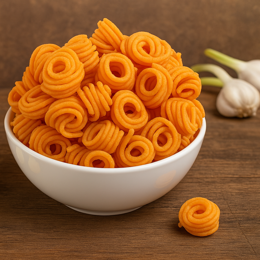 Chilli Garlic Murukku - Murukku | Srivenkateshwarasweets ...